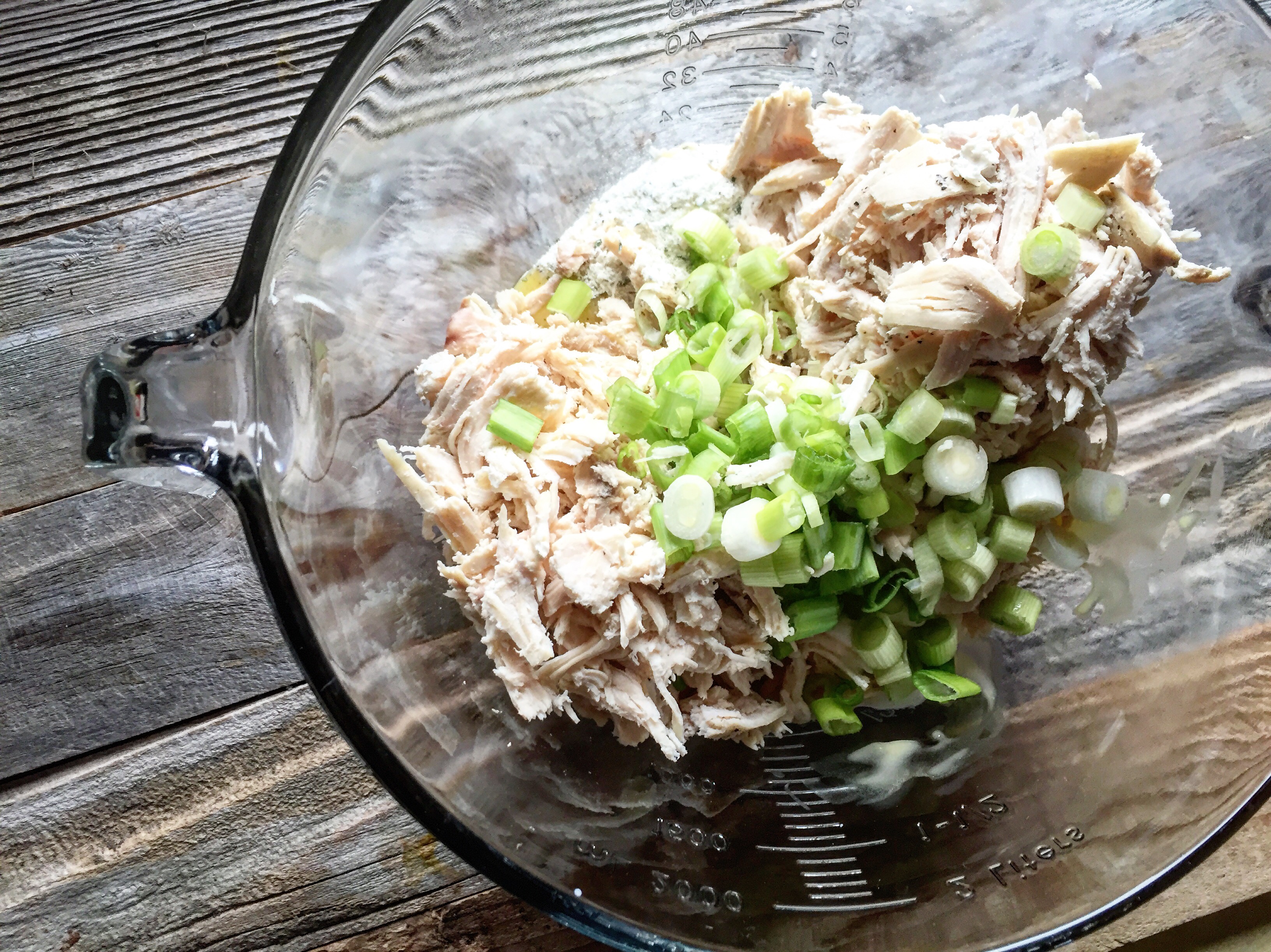 Loaded Chicken Bubble Up Bake - The Skinnyish Dish