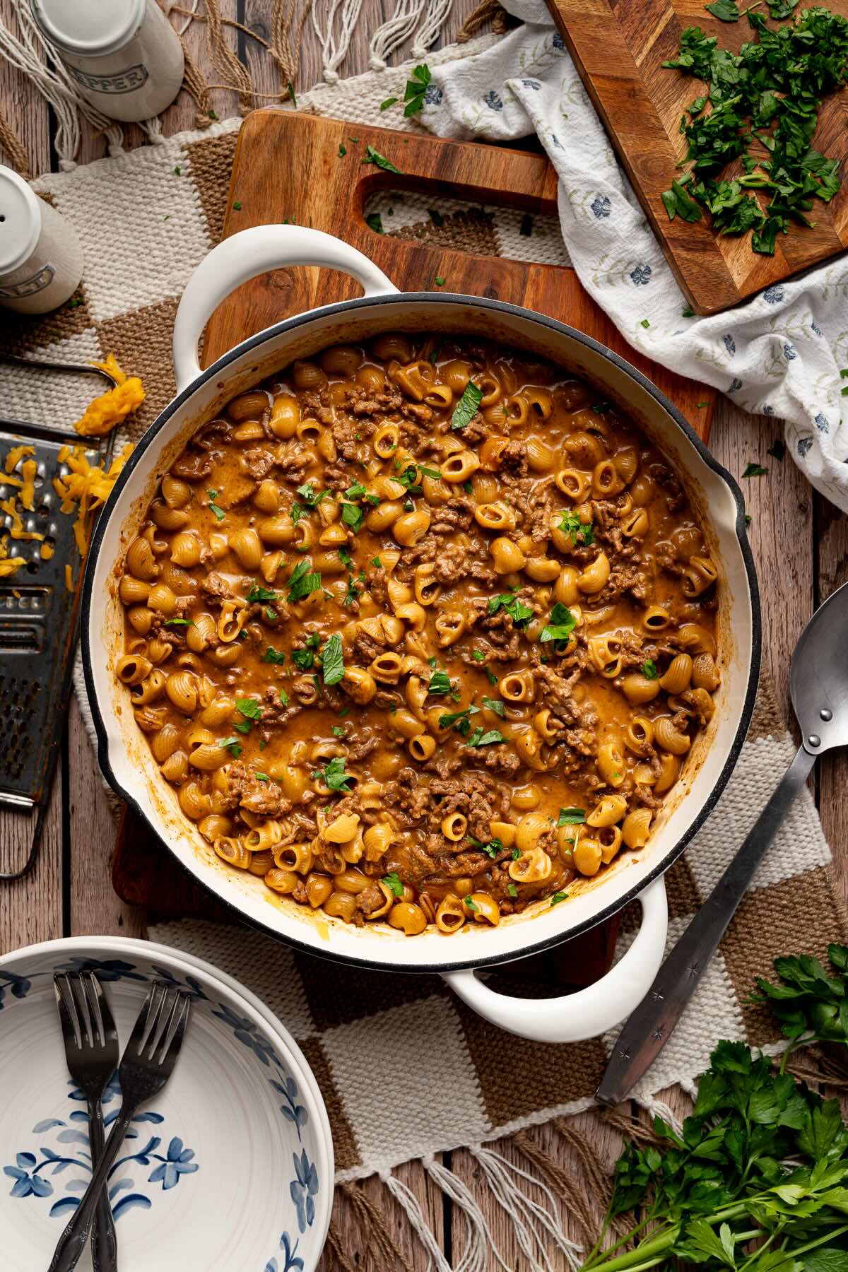 Homemade Hamburger Helper - Ready in under 25 minutes!