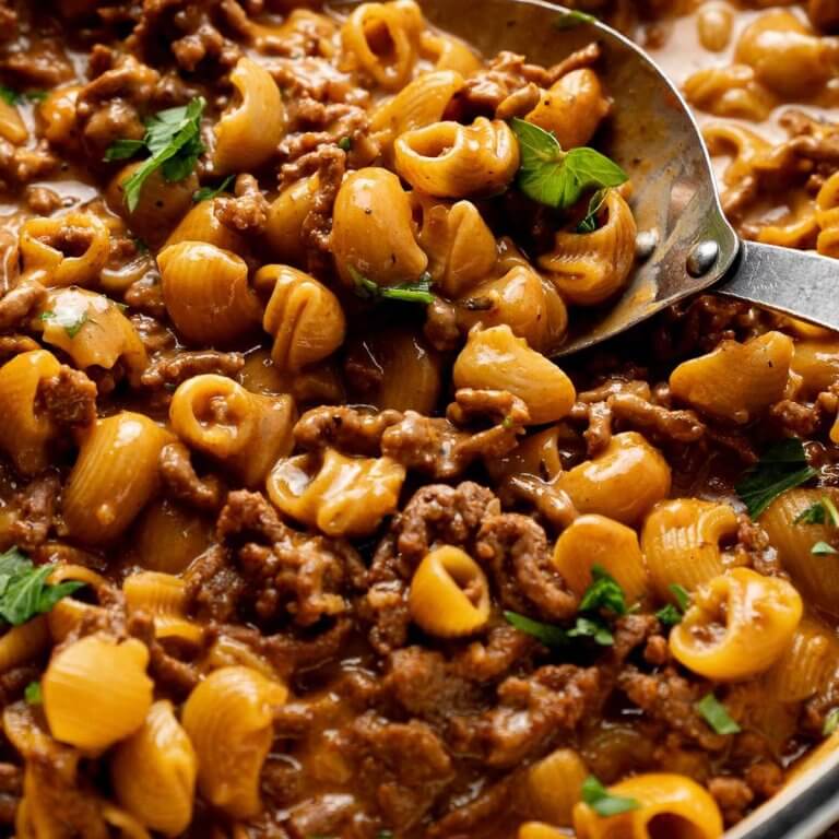 Homemade Hamburger Helper - The Skinnyish Dish